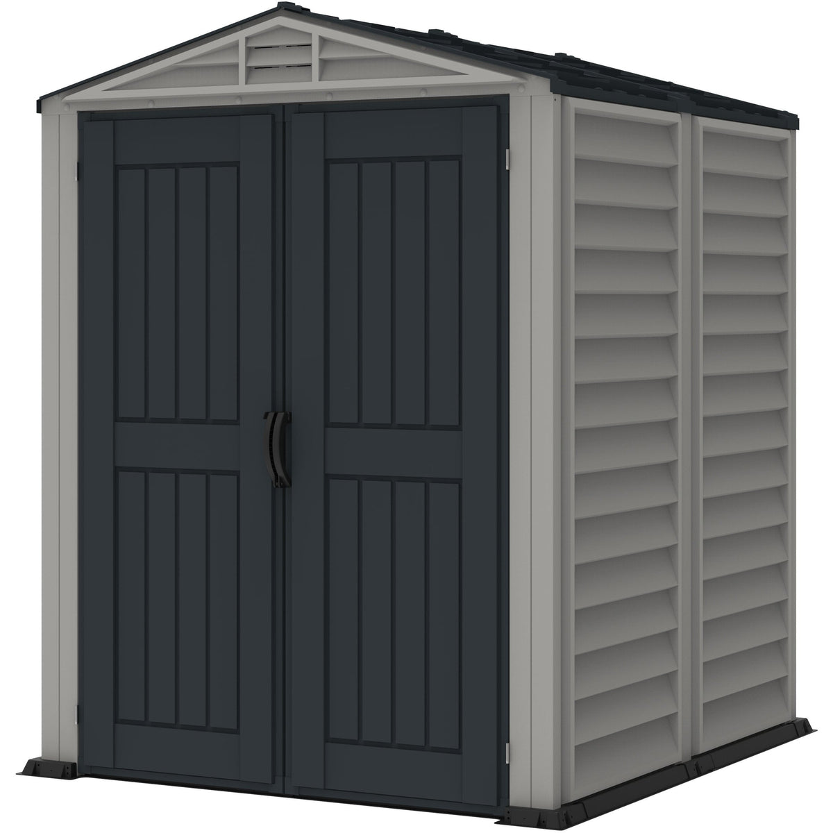 YardMate Plus 5x5 Vinyl Shed – Strong, Stylish Backyard Storage ...